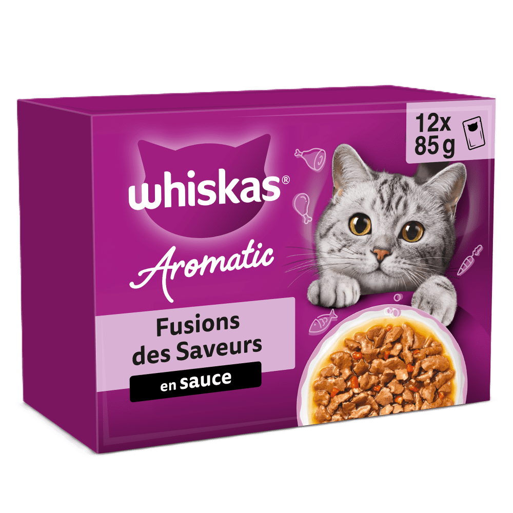 Les Aromatic Selection Fusion des Saveurs |Aromatic Selection™ |WHISKAS® FR